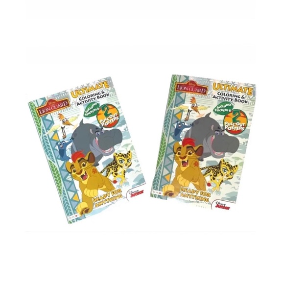 Disney | Art | Disney Lion Guard Coloring Activity Book With 2 Poster ...